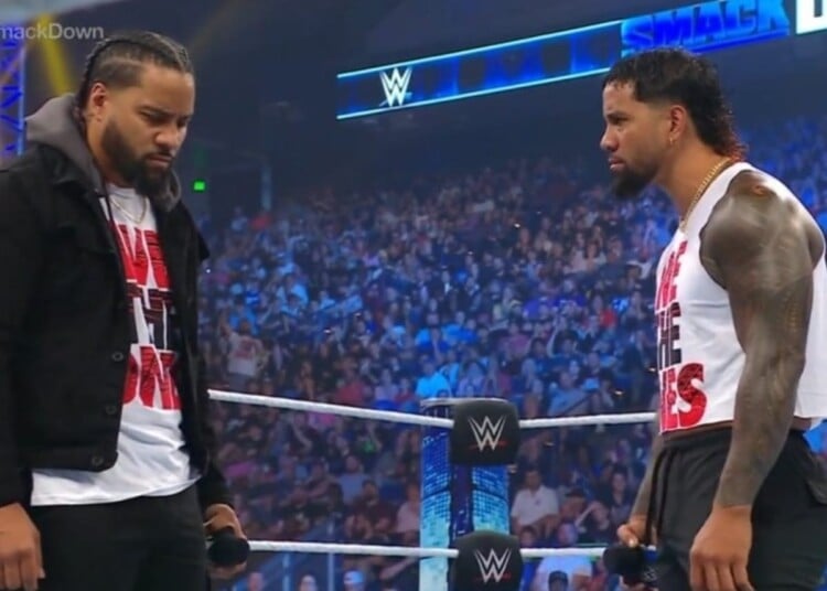 What happened after Jey Uso super-kicked Roman Reigns and SmackDown went off air?