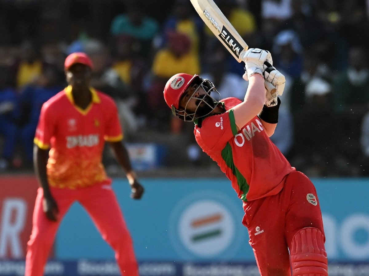 WATCH: Oman’s Kashyap Prajapati imitates Ravindra Jadeja’s famous sword ...