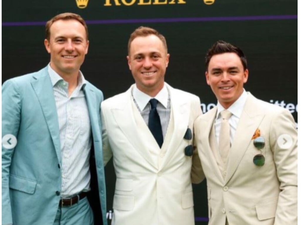 Wimbledon's grass tempts Golf stars Jordan Spieth, Justin Thomas, and ...