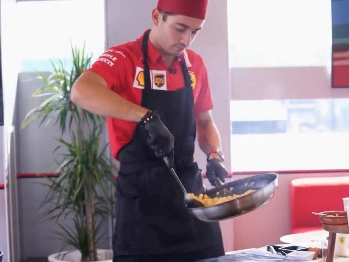 "How can you actually mess up pasta" - F1 fans react to Chares Leclerc ...