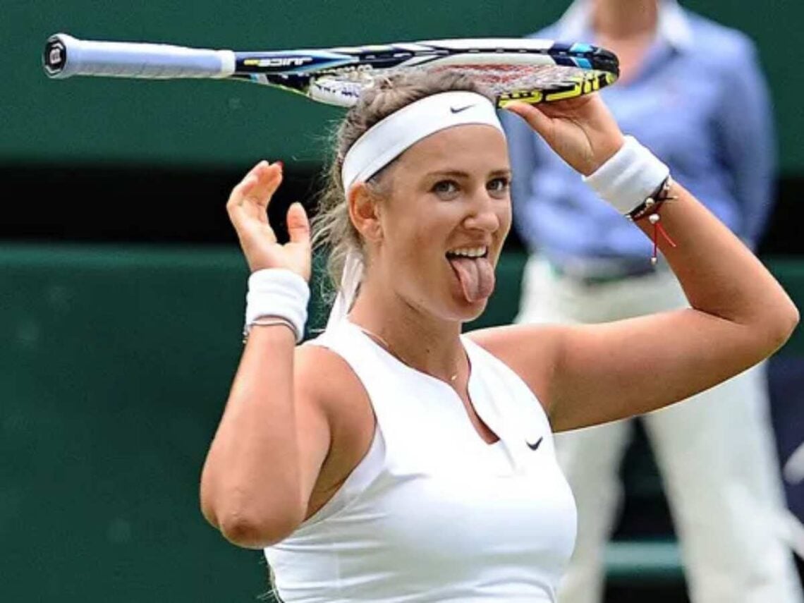 WATCH: Victoria Azarenka's smash HITS a spectator on his head in a separate court at Wimbledon