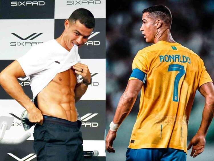 WATCH: Cristiano Ronaldo flaunts his six-pack abs on a young fan's ...