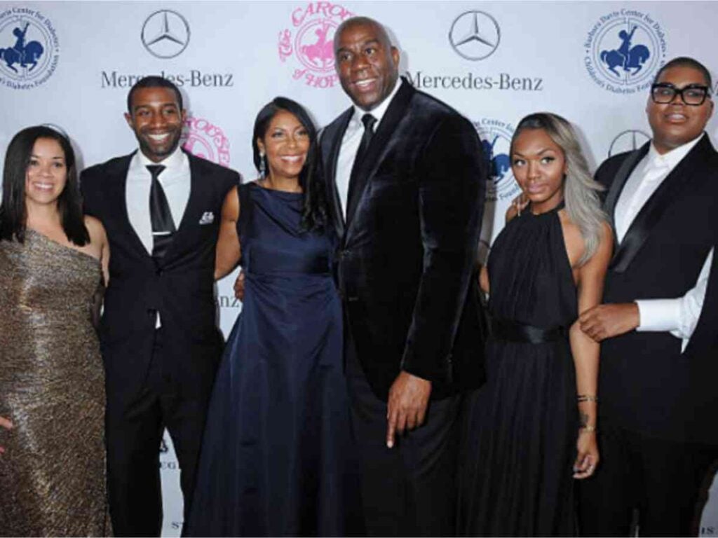 How many kids does Magic Johnson have?