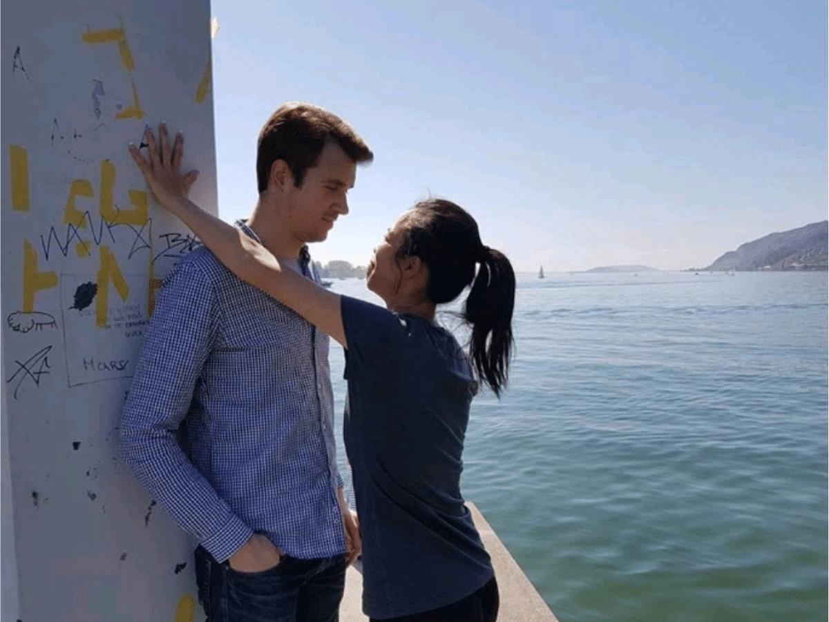 Who is Hsieh Su-wei's boyfriend Frederic Aniere?