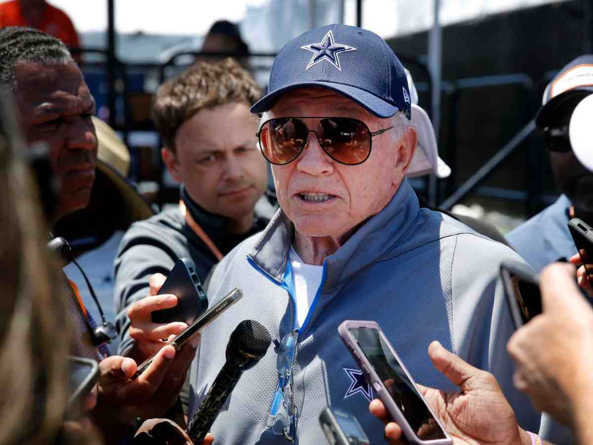 "Weed out here has a lot going on," Cowboys owner Jerry Jones jokes ...