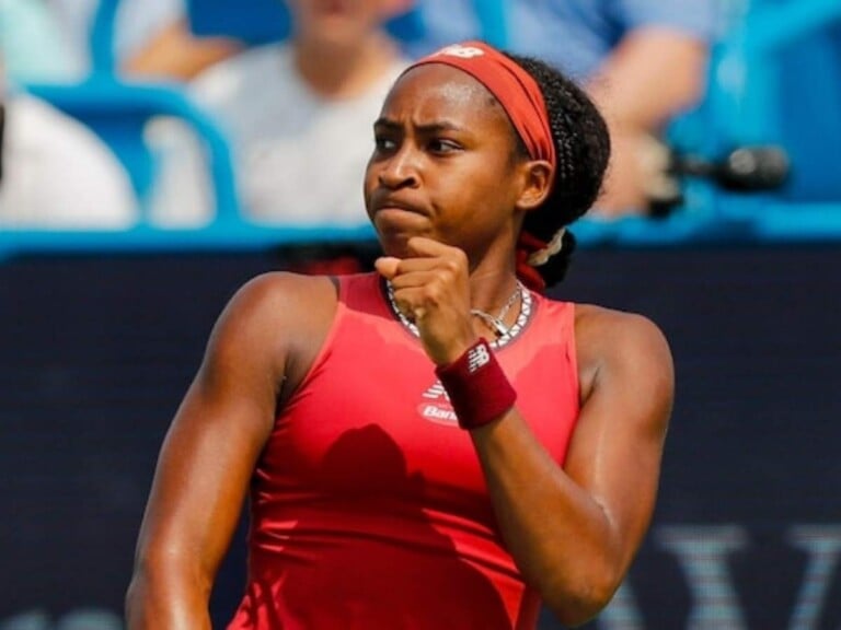 "Belt goes hard," Coco Gauff poses with WWE Championship belt along ...