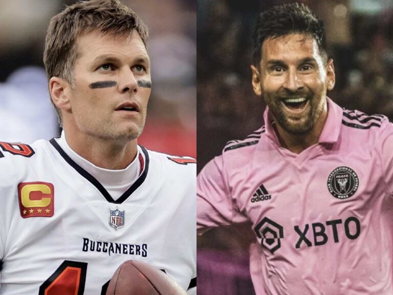 Lionel Messi BREAKS Tom Brady's 'mammoth' jersey sales record in hours ...