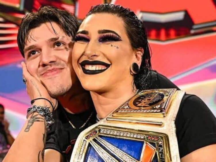 Rhea Ripley's alleged ex-girlfriend Cathy Kelley comments on whether she will ever step foot ...