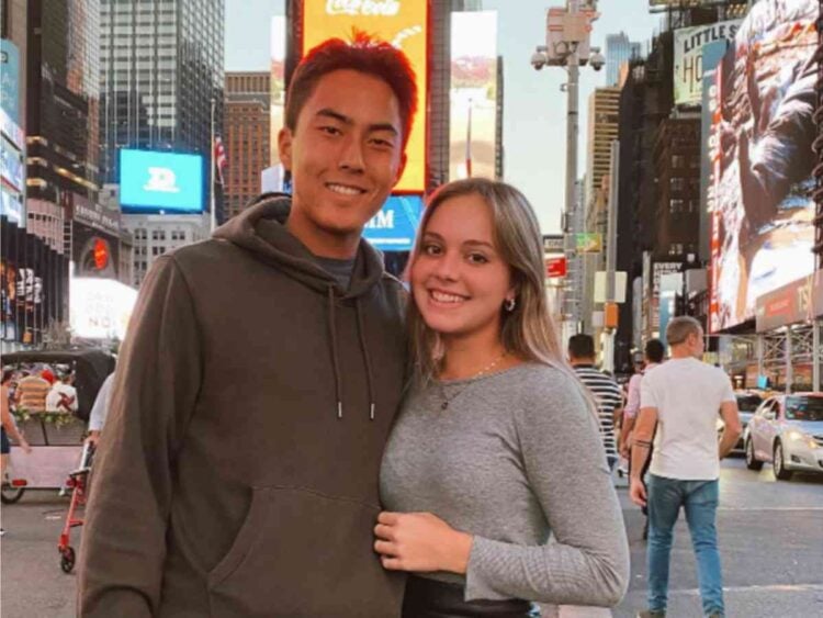 Who is Rinky Hijikata's girlfriend Lauren Baddour?