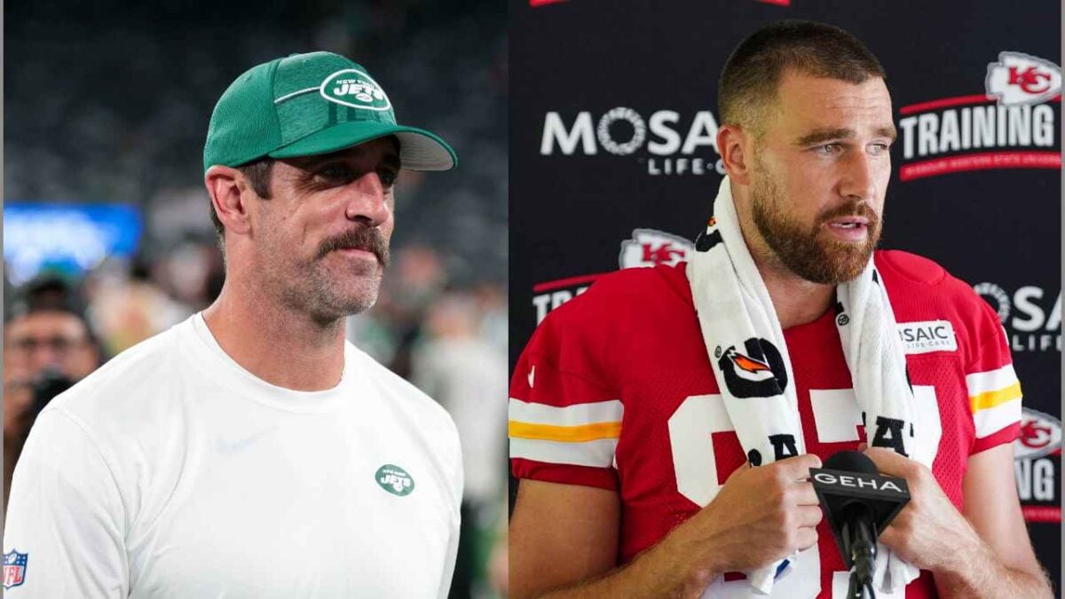 Aaron Rodgers proposes epic Tag-Team match with RFK Jr. against 'Mr. Pfizer' Travis Kelce and ...