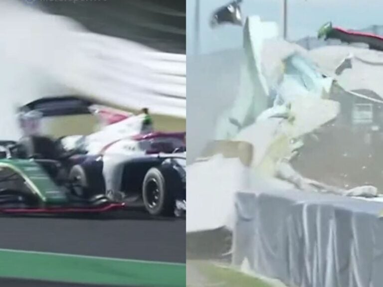 WATCH: A spine-chilling crash at Suzuka's 130R turn cause a race ...