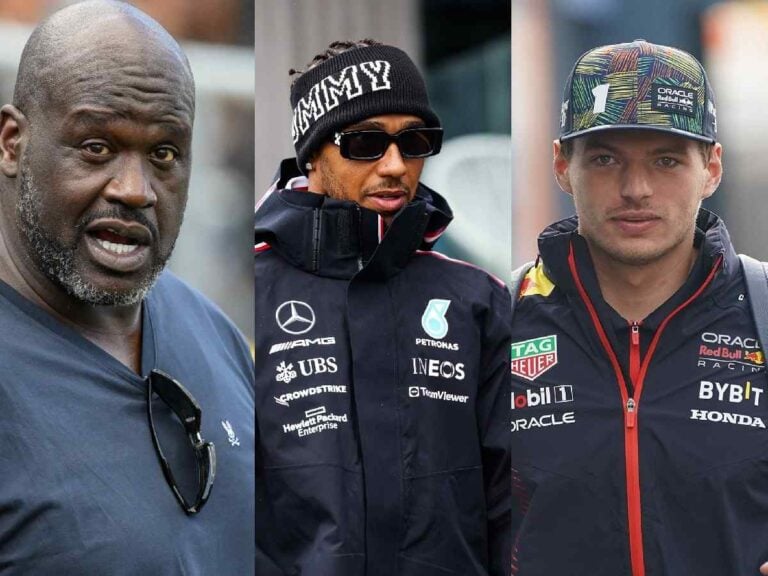 WATCH: "Lewis Hamilton baby," Shaq voices his support for Lewis ...