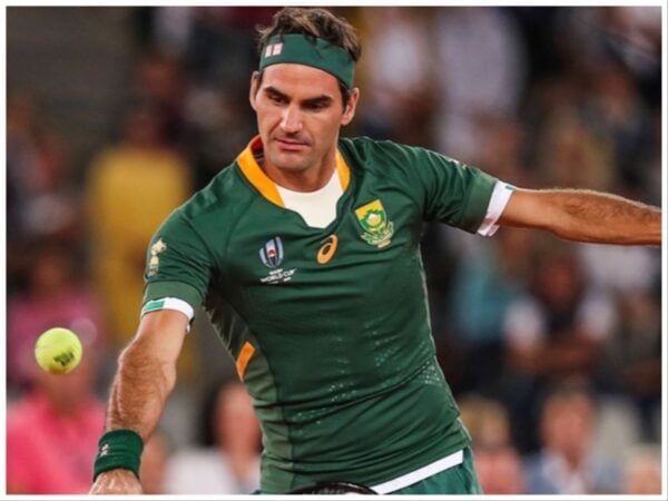 WATCH: Roger Federer joins the victorious South African Springboks ...