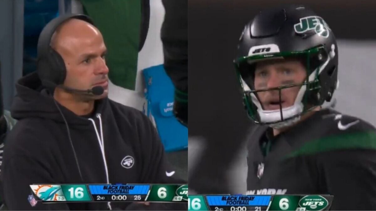 WATCH: Jets QB Tim Boyle bizarrely throws a pick-6 while attempting a ...