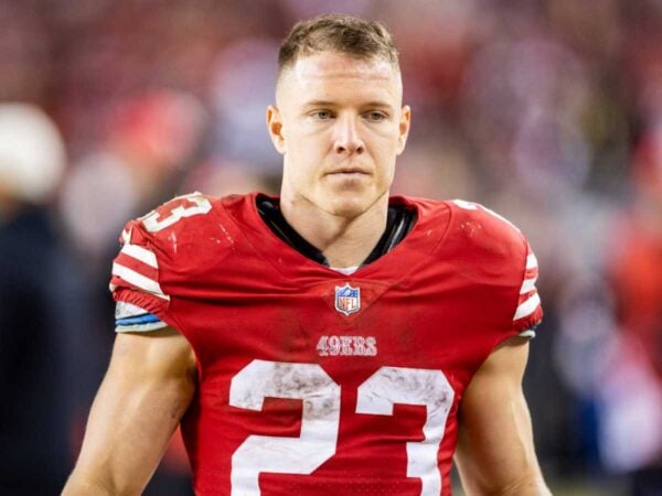 Christian McCaffrey convincingly beats Tyreek Hill, Lamar Jackson, and ...
