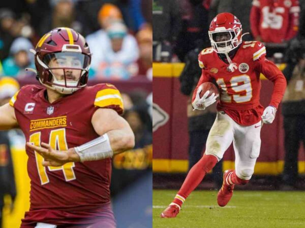 Commanders QB Sam Howell voices displeasure over Kadarius Toney's ...