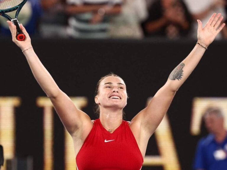 WATCH: Aryna Sabalenka looks breathtaking in the iconic champion photoshoot with her second ...