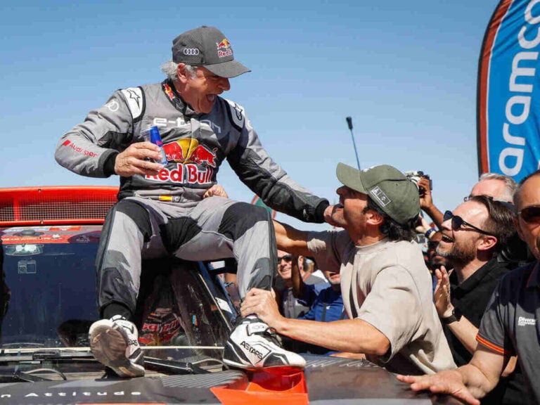 WATCH: Ferrari's Carlos Sainz celebrates his 61-year-old dad's ...