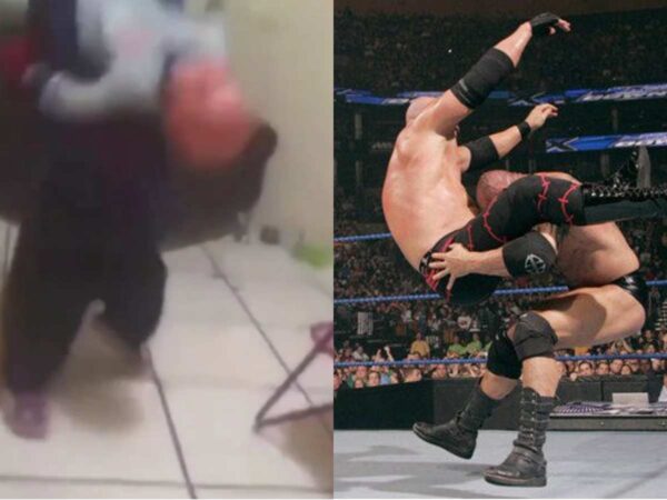 "Future WWE champion right here"- Wrestling fans go crazy over viral ...