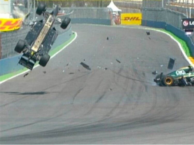 WATCH: When Red Bull's Mark Webber went airborne in a horrific crash at the 2010 European GP