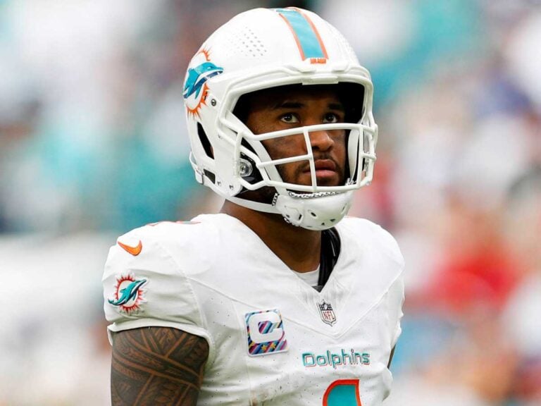 Tua Tagovailoa's presence at Dolphins OTAs puts baseless rumors of QB holding out over contract ...