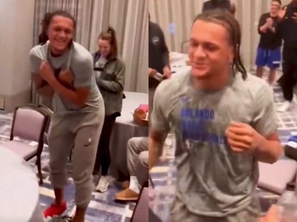 WATCH: Paolo Banchero's wholesome reaction with his Magic teammates on ...
