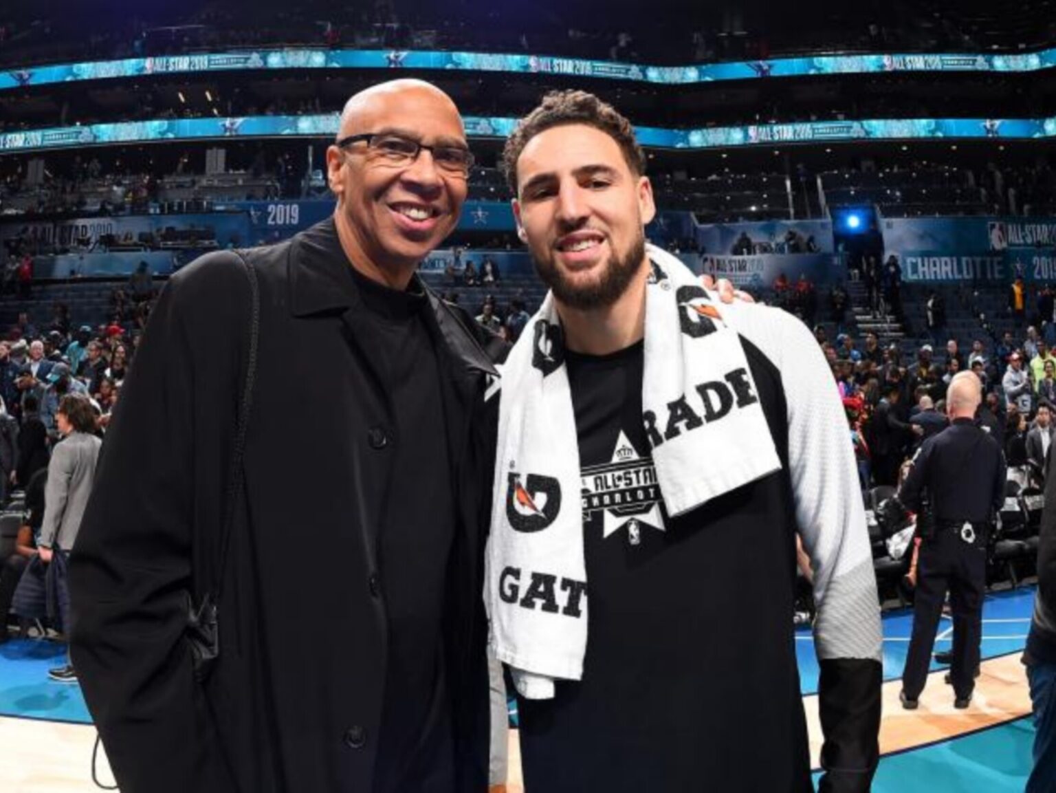 Who are Klay Thompson’s parents, Julie White and Mychal Thompson?