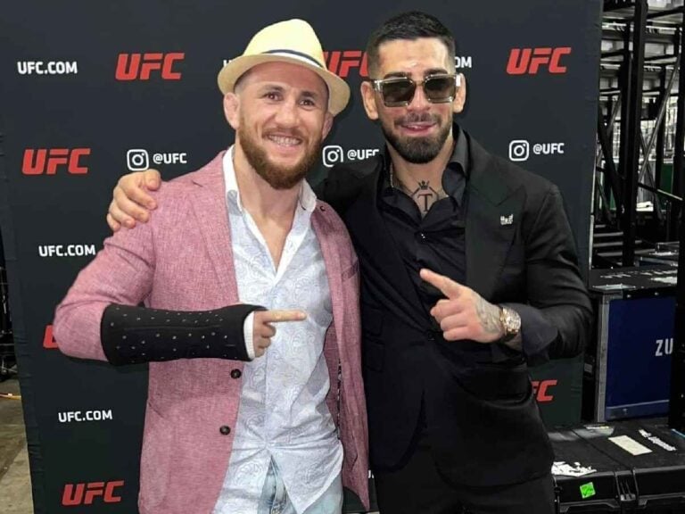 WATCH: "The chills this gave me" - Ilia Topuria and Merab Dvalishvili ...