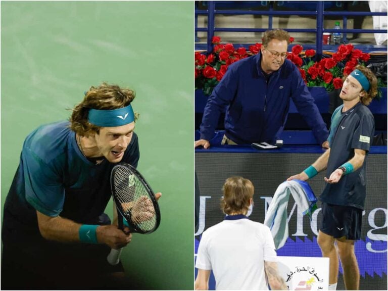 "Try to be a better player and a better person," "Disappointed" Andrey Rublev finally breaks ...