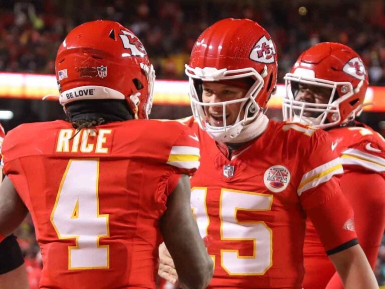 Rashee Rice flaunts Patrick Mahomes' 'dad bod' shirt as Chiefs players ...