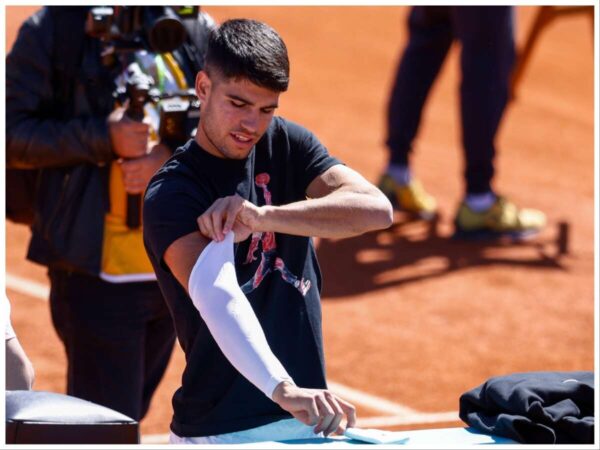 "I felt more in my forearm than yesterday," Carlos Alcaraz still ...