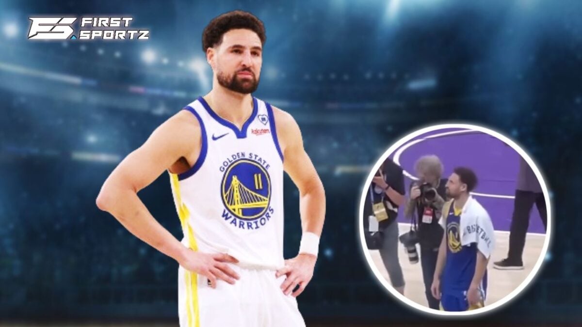 WATCH: 'Gutted' Klay Thompson soaks it all in before leaving the court ...