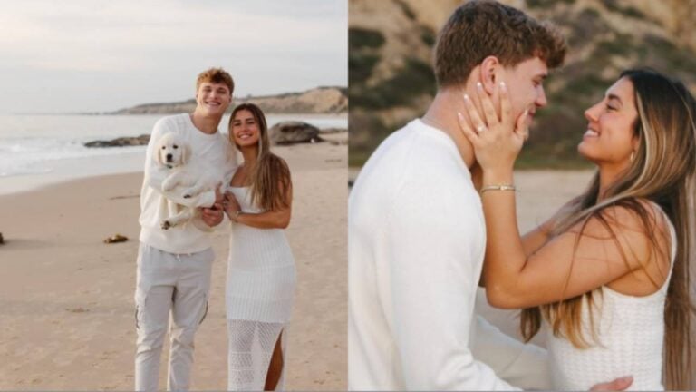 WATCH: 'Pumped up' JJ McCarthy kisses girlfriend Katya Kuropas after ...