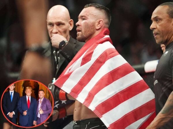 Colby Covington stuns internet with Donald Trump and 6'7'' son Baron in ...