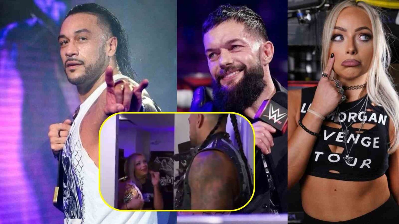 CAUGHT! Damian Priest finds Finn Balor alone with Liv Morgan in The ...