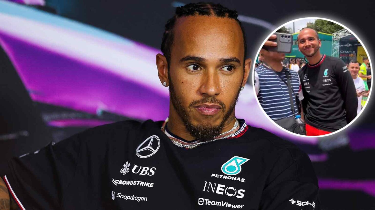 WATCH: Lewis Hamilton's look-alike steals the show in the Spanish GP ...