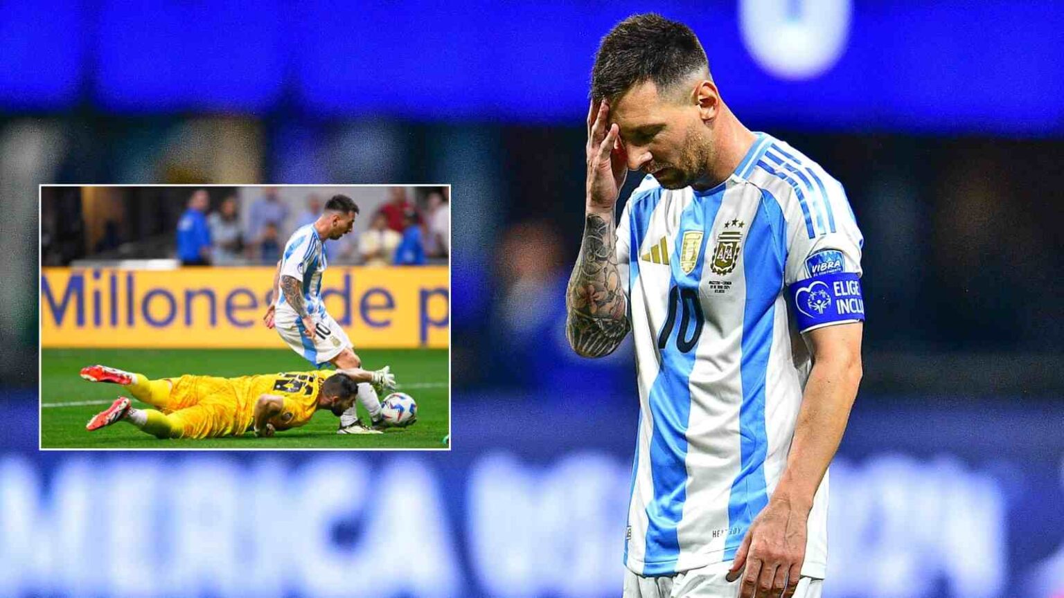 WATCH: "Needs to retire" - Lionel Messi missing an open goal against ...