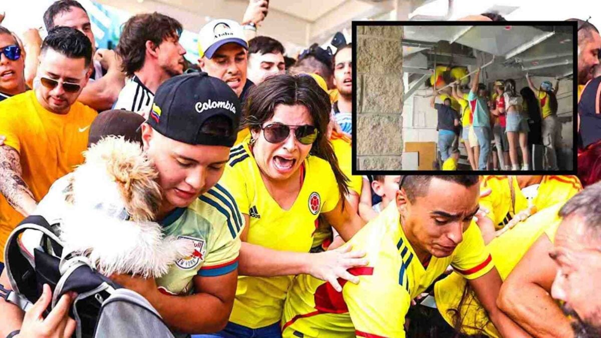 WATCH : Wild scenes at Hard Rock Stadium as fans wiggle through ...