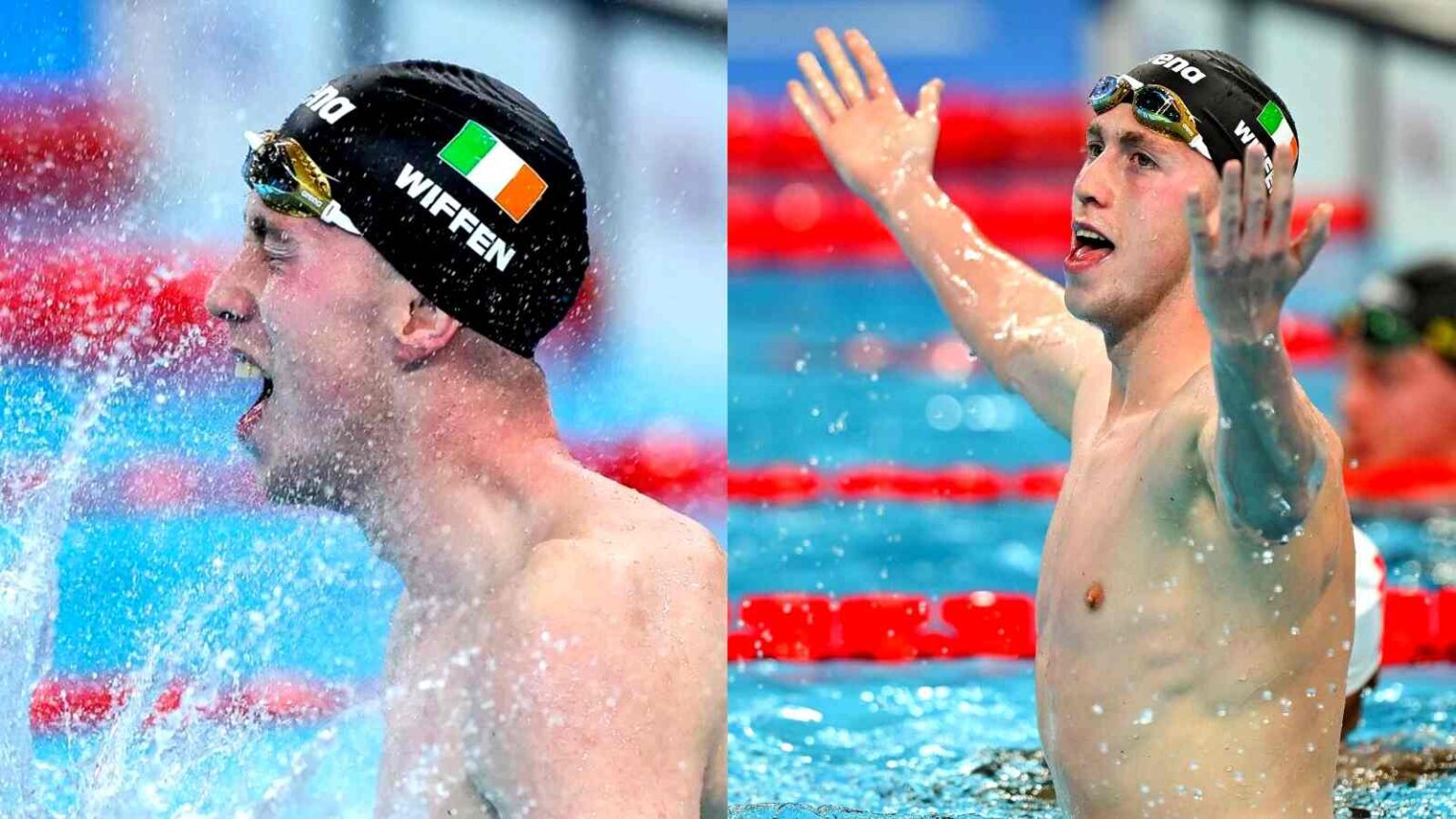 Daniel Wiffen in tears after becoming first male Olympic champion in ...