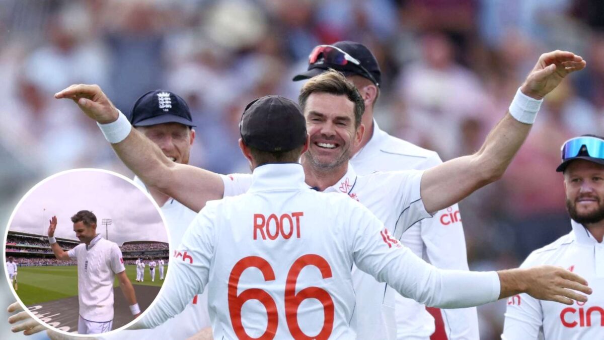WATCH: James Anderson waves one last goodbye to Lord's
