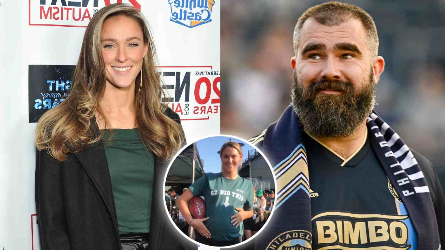 Jason Kelce's wife Kylie subtly hints at the possibility of being ...