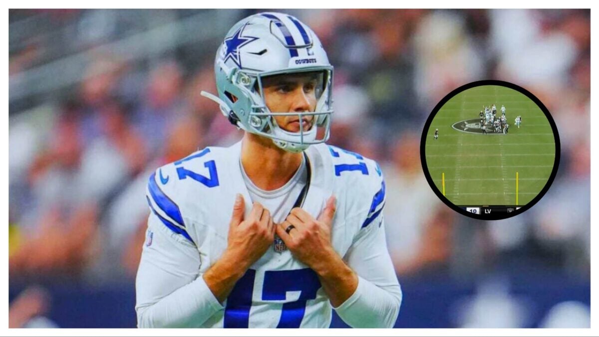 (Video) Cowboys' Brandon Aubrey nails 66-yard field goal, matching NFL ...