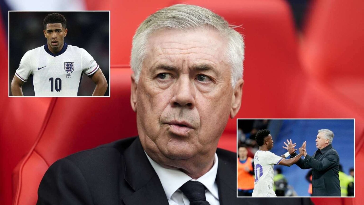 Carlo Ancelotti snubs Jude Bellingham as Real Madrid manager names player who will win the 2024 ...