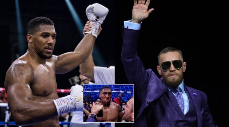 Conor McGregor comes clean about 'forcefully' making Anthony Joshua ...