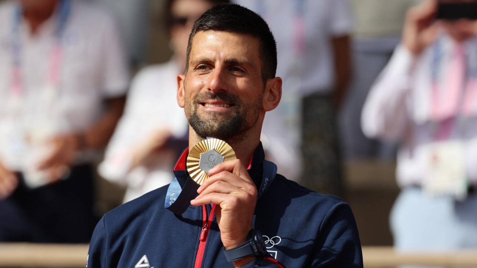 WATCH: Novak Djokovic pays tribute to his Paris Olympics win in his ...