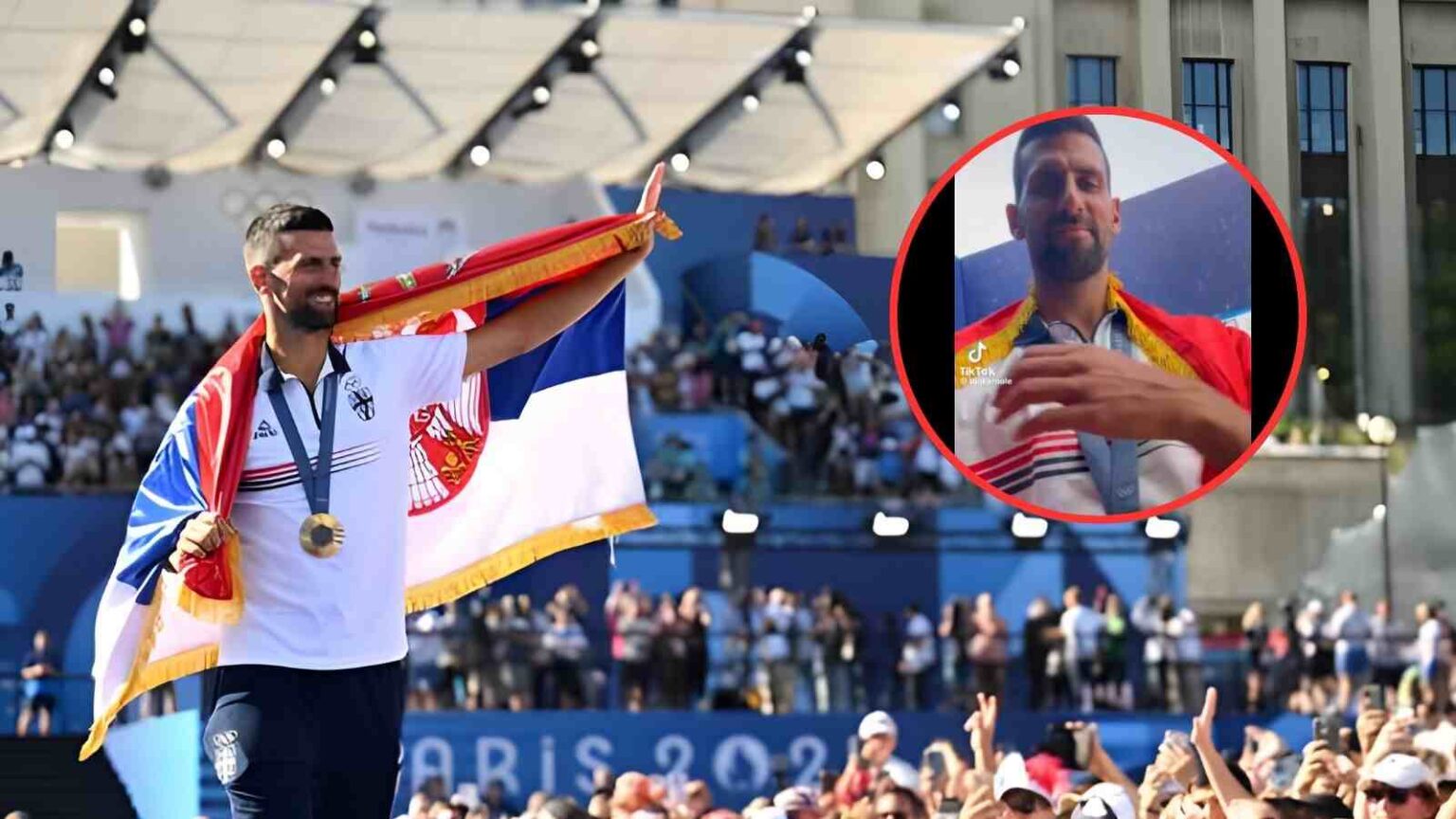 WATCH: Novak Djokovic pays tribute to his Paris Olympics win in his ...