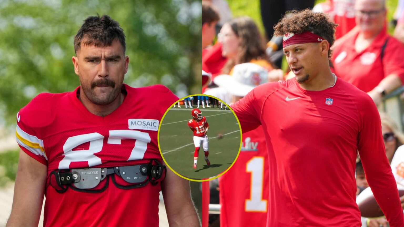 Travis Kelce hilariously trolls Patrick Mahomes' raspy voice after QB’s incredible behind-the ...