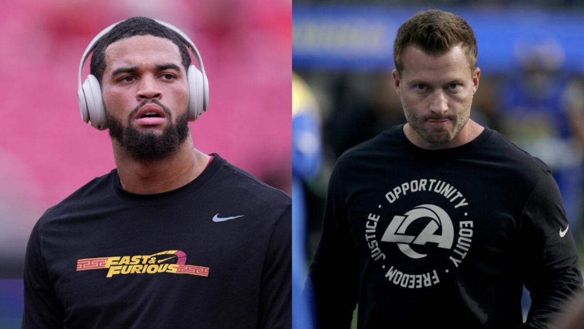 Rams HC Sean McVay has some strong words of appreciation for Caleb Williams before game against ...