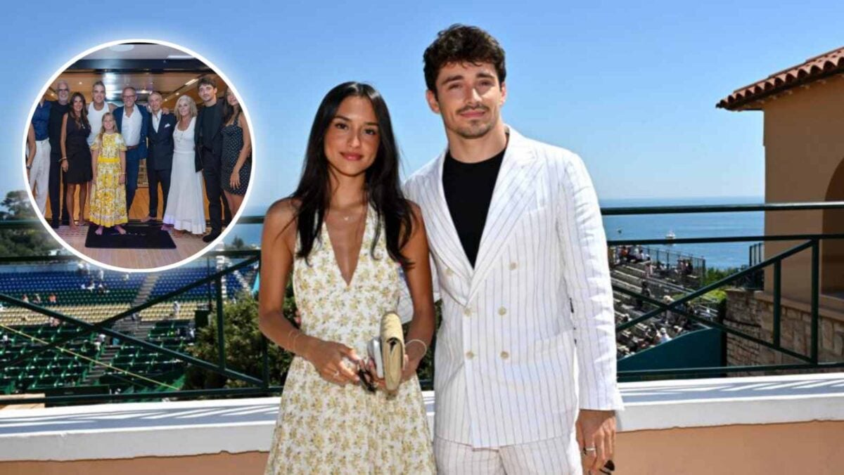 Charles Leclerc and Girlfriend Alexandra Saint Mleux spotted at ...
