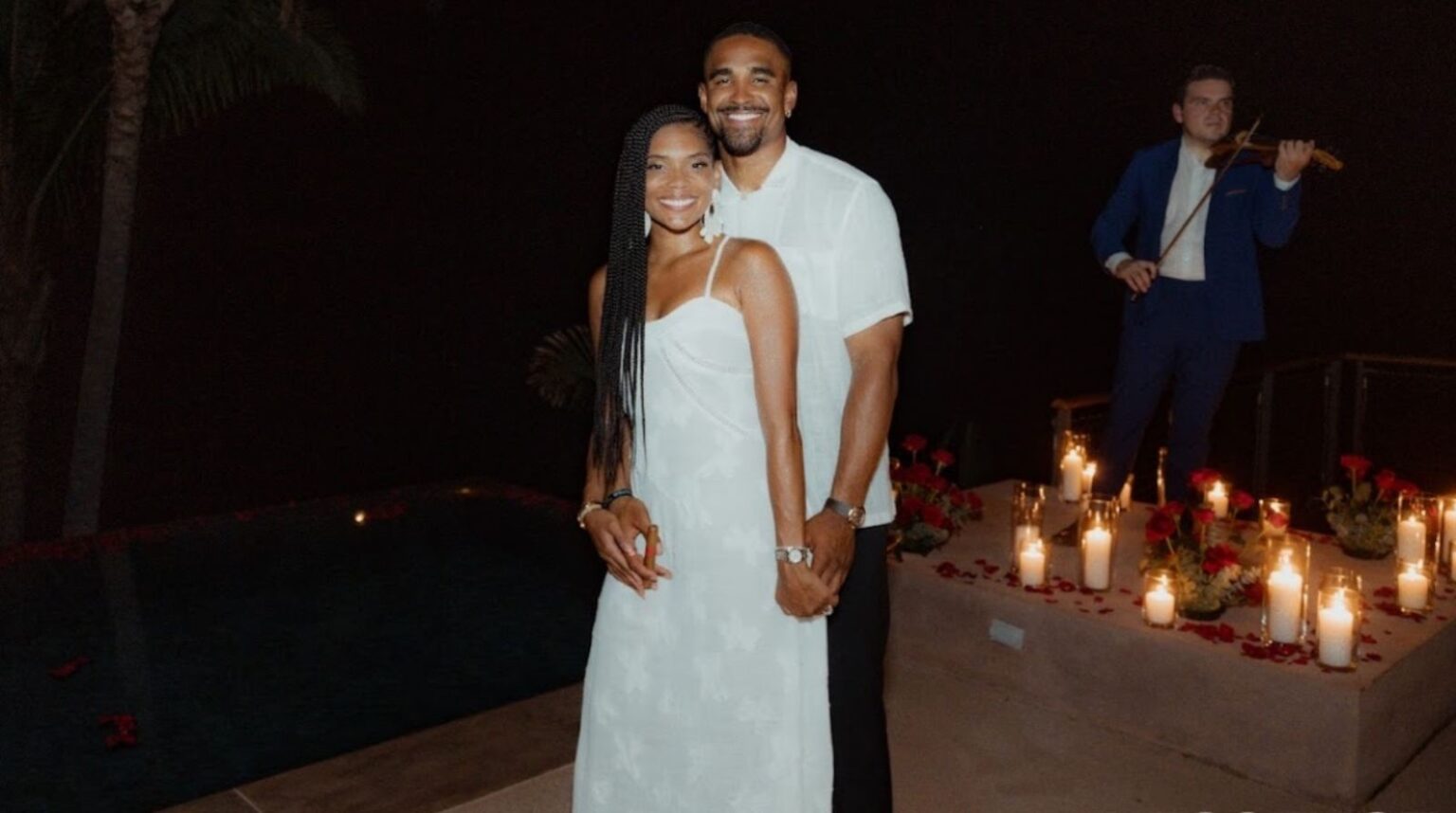 Eagles' QB Jalen Hurts gets engaged to long-time college sweetheart ...